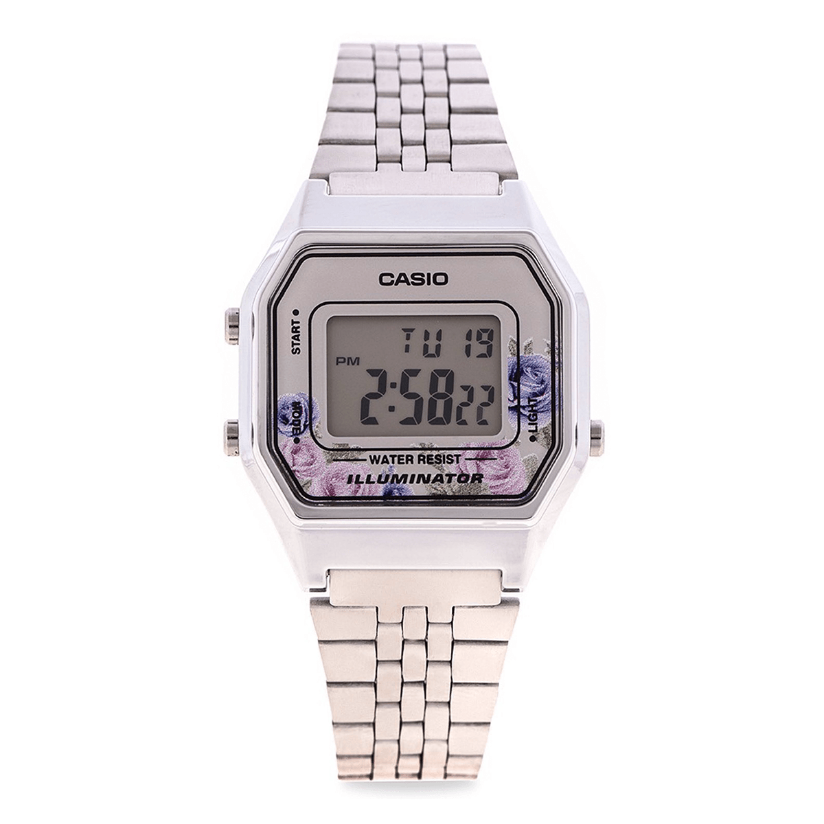 Reloj Casio Plata LA-680WA-4C - Tienda Xtrim