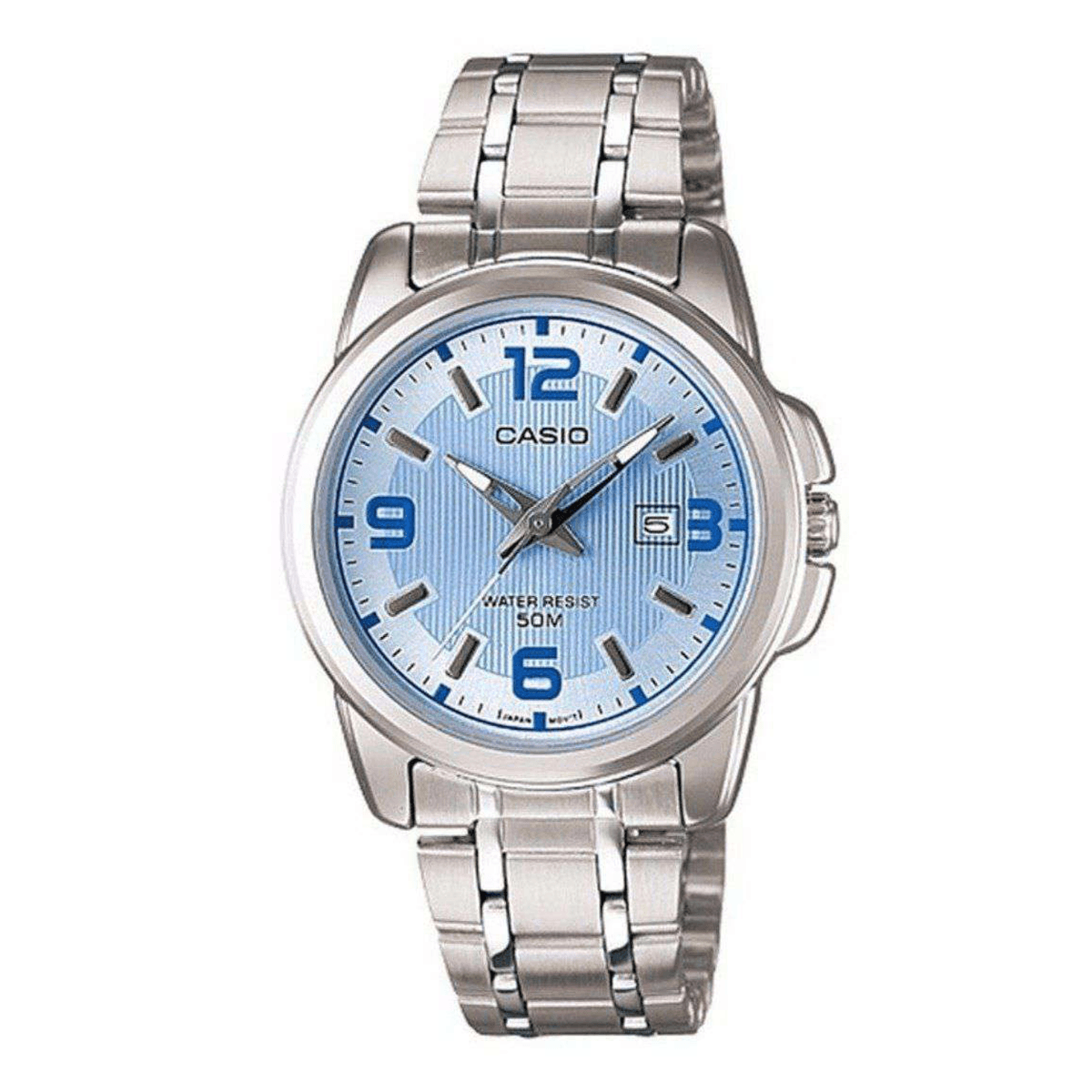 Reloj Casio Plata/Azul LTP-1314D-2AV - Tienda Xtrim