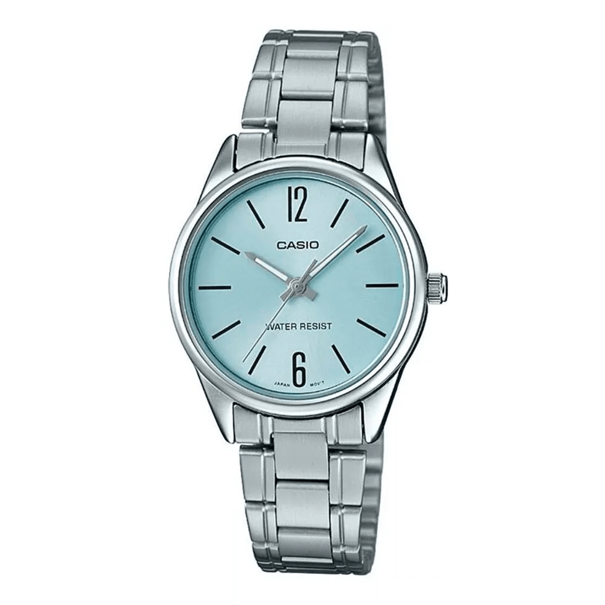 Reloj Casio Plata/Azul LTP-V005D-2B - Tienda Xtrim