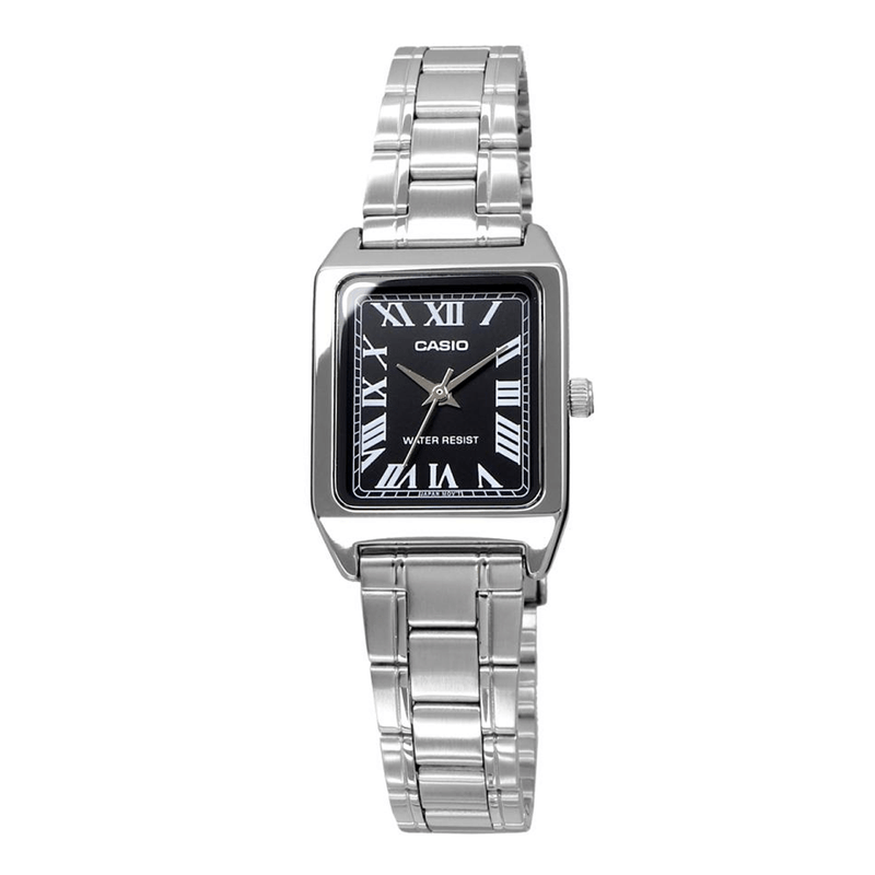 Reloj Casio Plata/Negro LTP-V007D-1B - Tienda Xtrim
