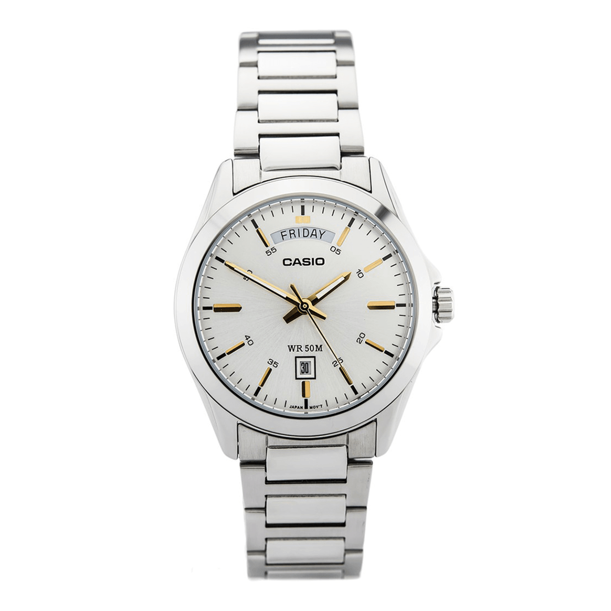 Reloj Casio Plata MTP-1370D-7A2V - Tienda Xtrim