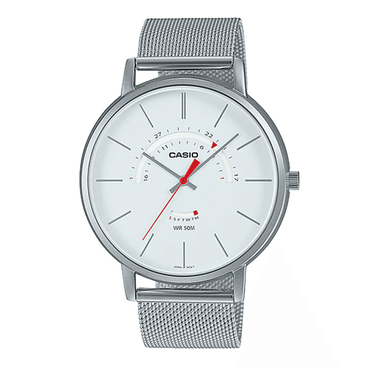 Reloj Casio Plata MTP-B105M-7AV - Tienda Xtrim